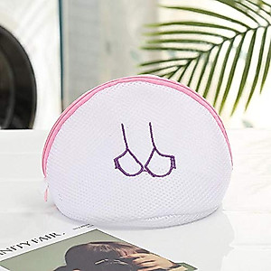 ChezMax Thicken Mesh Laundry Bags Durable Honeycomb Clothing Washing Bag Set Delicate Embroidery Laundry Bags For Laundry Blouse Bra Hosiery Stocking Underwear Lingerie 4Pcs