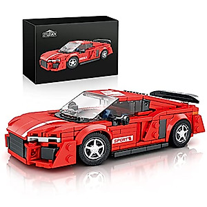 ZYLEGEN Sports Car Technique Car Building Kit,MOC Building Blocks Set to Build,Hypercar Model Building Kit,Collectible Race Car Display Model,Creative for Car Lovers,FKP(363Pcs)