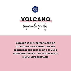 Capri Blue Volcano Scented Candles - Luxury Glass Jar Candles for Home Scented with Tropical Fruit & Sugared Citrus - Soy Wax Blend - Capri Blue Volcano - Bubblegum Color (19 oz)