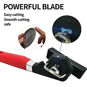 DrimMek Can Opener Manual+jar opener,Safe- Easy- Clean Side Cut Can Opener for Home, Kitchen and Dining Room