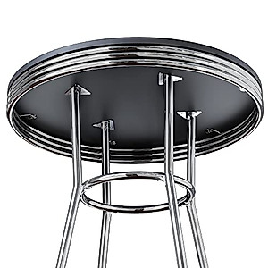 Winsome Wood Summit Dining, Black, Pub Table