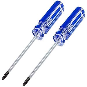 2 x T8 Tamper Proof Screwdriver Security Torx Driver for Xbox one, Xbox 360 and PS3 Slim Controller