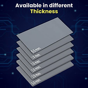 Gelid Solutions GP-Extreme 12W-Thermal Pad 80x40x2.0 (2pcs) Excellent Heat Conduction, Ideal Gap Filler. Easy Installation. 80x40x2.0 (2pcs)