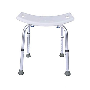 TRENTSNOOK Exquisite Camping Stool Auxiliary Seat Without Backrest Height Adjustable Non-Slip Toilet Cover Disabled Household Adult Elderly Pregnant Women Children Bath Shower Stool