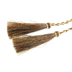 M&F Western Products Womens 0296232 Blonde/Braided Horse Hair Tassel Stampede String