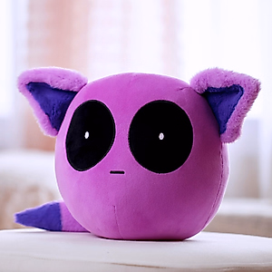 Doomlings - NAT (Nocturnal) Plushie, 10" Squishy Raccoon Cat Plush Toy, Stuffed Animal | Adorable Kawaii Soft Plush Pillow, Cute Plushie, Birthday Gifts for Girls and Boys