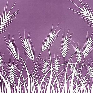 AK ART KITCHENWARE Barley Design Mesh Stencils for Cakes Royal Icing Lace Mat Fondant Molds Cake Tools Cake Stencil Painting Stencils Bakeware Pastry Tools Cake Shop Tools Bakery MST-27