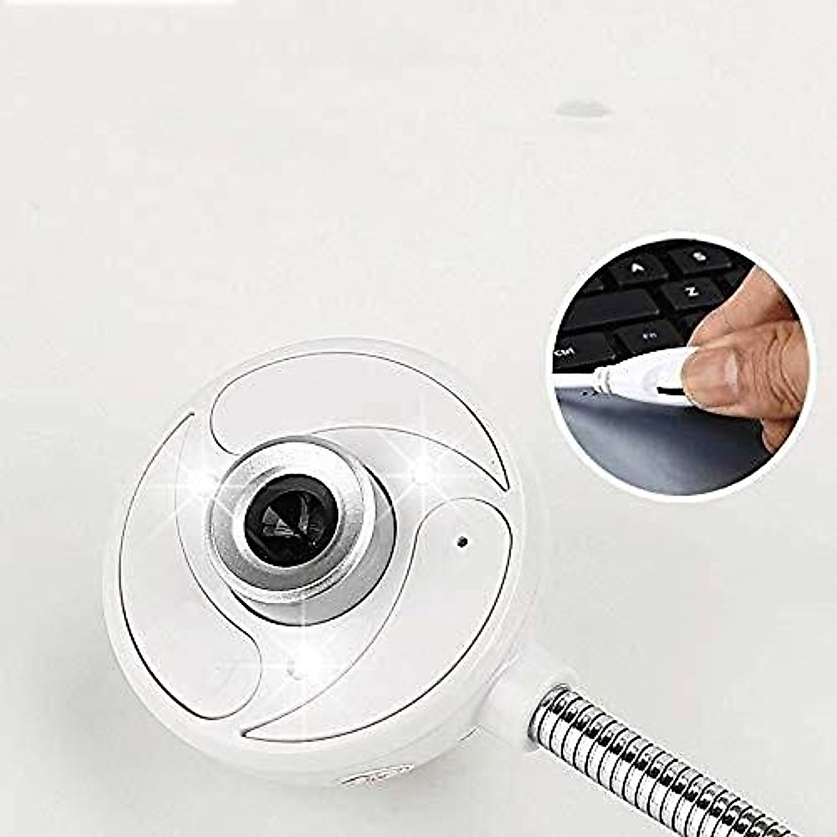 HD Webcam with Microphones - Webcam for Gaming Conferencing PC Laptop Desktop USB 2.0 Full HD Web Camera for Laptops Desktop and Gaming Suitable for Home Computer Equipment (Black)