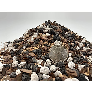 Bonsai Soil All Purpose Mix | Fast Draining Pre Blend Plant | Pumice, Lava, Calcined Clay and Pine Bark ● Potting Pre Mixed Bonsai Plant Soil Mixture by The Bonsai Supply (2 Quart Bag)