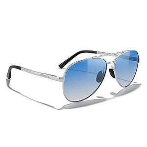 MERRY'S Aviator Sunglasses for Men Women - Polarized Driving Sun glasses Mirrored Lens UV 400 Protection 58 MM