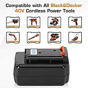 Fayeey 3.5Ah Replacement for Black and Decker 40V Lithium Battery LBX36 Compatible with Black and Decker 36V/40V Max Cordless Power Tools LBX2040 LBXR36 LBXR2036 LST540 LCS1240 LBX1540 LST136W