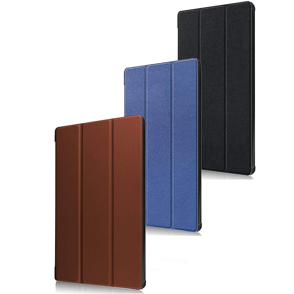 Case for Amazon Fire HD 10 Tablet (7th and 9th Generation, 2017 and 2019 Release) - Slim Folding Stand Cover with Auto Wake/Sleep .NOT for 2021 Released 11th Generation fire HD10(Dark Blue)