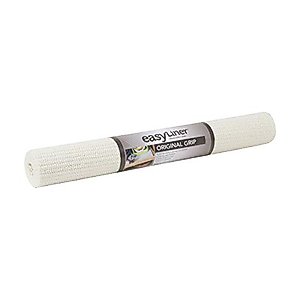 Duck Brand 393452 Original Grip Easy Liner Non-Adhesive Shelf Liner, 20-Inch x 7-Feet, White