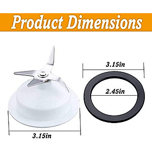 KSBGCB Blender Blade With Rubber Gasket Seal Replacement Part For KitchenAid KSBGCB 9704291
