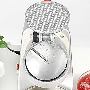 ZENY Ice Shaver Machine Electric Snow Cone Maker Stainless Steel Shaved Ice Machine 145lbs Per Hour