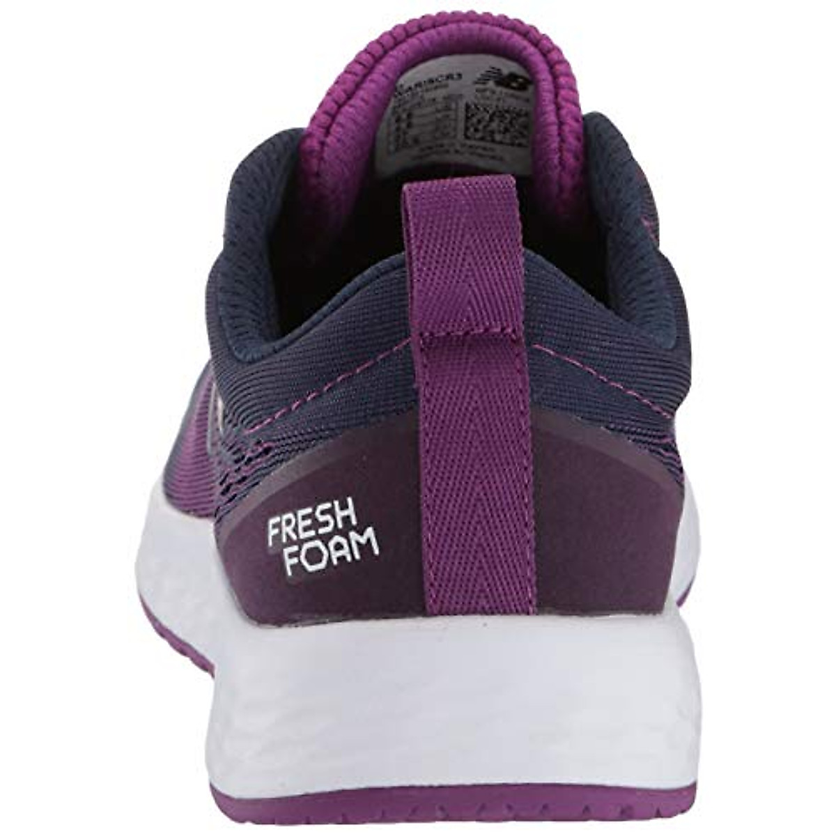 New Balance Women's Fresh Foam Arishi V3 Classic Running Shoe, Plum/Natural Indigo/White, 8.5