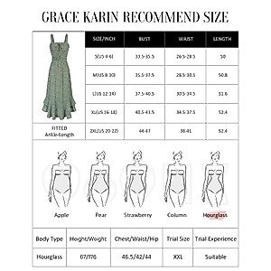 GRACE KARIN Women's 2025 Summer Floral Boho Dress Square Neck Strapped Swing A Line Sundress Beach Long Maxi OutfitsBeige S