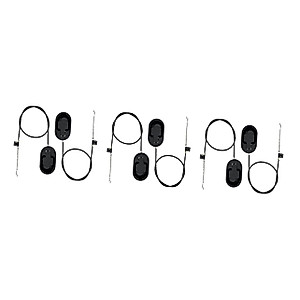 Homoyoyo 6 Pcs Recliner Lever Recliner Handles Lever Recliner Handle Extender Couch Recliner Black Sofa Metal Recliner Handle Replacement Black Chairs Black Handles Cable Component