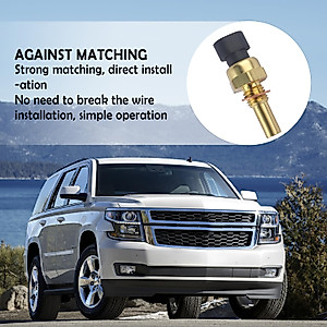 Engine Coolant Temperature Sensor,Standard OEM#213-4514 12608814 Coolant Temp Sensor Compatible with GMC Cadillac Buick Chevy,Ideal Automotive Replacement ECT Sensor Accessories