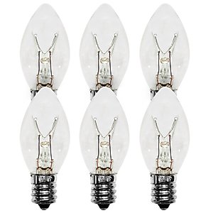 Himalayan Glow ‎Incandescent Light 40-Watt Himalayan Salt lamp Bulb, 6 Count