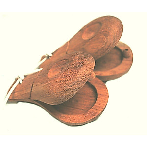 Pair of Traditional Wooden Spanish Flamenco Castanets made from Rosewood