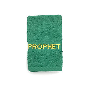 Mercy Robes Preaching Hand Towel Prophet(Green/Gold)