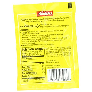 Adolph Original Meat Tenderizing Marinade, 1-Ounce (Pack of 8)