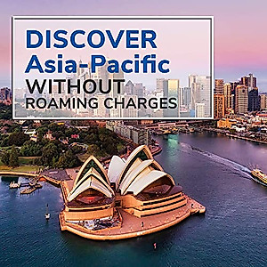 Prepaid SIM Card for Japan, Thailand, China, Vietnam - Unlimited/ 14 Days, Asia Pacific 17 Countries GMYLE 4G LTE 3G Travel Data, Reusable and Support Online Top up (No Message & Call, Unlocked Phone)