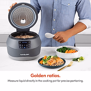 nutribullet EveryGrain Cooker, 11"D x 11"W x 9"H (Renewed)