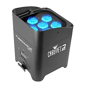 Chauvet Lighting - True Wireless; Battery-Operated; Tri-Color LED (FREEDOMPARTRI6)
