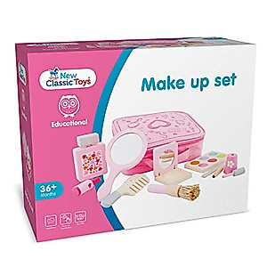 New Classic Toys Make Up Set - Pretend Play Toy for Kids Cooking Simulation Educational Toys and Color Perception Toy for Preschool Age Toddlers Boys Girls