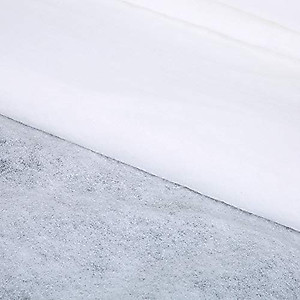 YWBL-WH 5M Non-Woven Fabric Roll, White Air Filter Cotton Primary Filter Cotton Air Filtration Parts for air purifier, filter, air conditioner, medical (1m width)