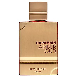 Al Haramain Amber Oud Ruby Edition - Arabian Perfume for Women and Men - Unisex Amber Perfume - Long Lasting Perfume for Men and Women - 3.4 oz