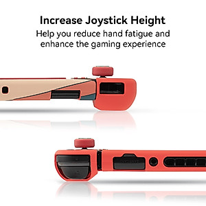 GeekShare Christmas Theme Thumb Grip Caps,Compatible with Nintendo Switch/OLED & Switch Lite,Soft Silicone Joystick Cover-4PCS