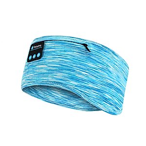 SKYEOL Sleep Headphones, Wireless Headband with Zip Pocket Wireless Music Sport Headbands with Ultra-Thin HD Stereo Speakers for Side Sleepers, Meditation,Relaxation and Sport