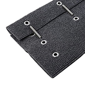 RV Camper Step Covers 3 Pack - 23 Inch Wide Straight Carpet Stair Rug Gray - Great for RV, Campers, Trailer, Vans with 8-11" Deep RV Stairs - Non-Slip Outdoor Stair Step Covers