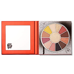 Salt-N-Pepa Hot, Kool And Vicious Eyeshadow and Highlighter Palette - Eyeshadow Palette and Highlighter Makeup - 12 Colors Highly Pigmented Matte Shimmer Eye Shadow Makeup Palette Kit