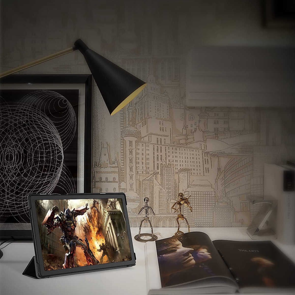 JETech Case for Samsung Galaxy Tab A8 10.5-Inch 2022 (SM-X200/X205/X207), Slim Lightweight Stand Protective Tablet Cover with Auto Wake/Sleep (Black)