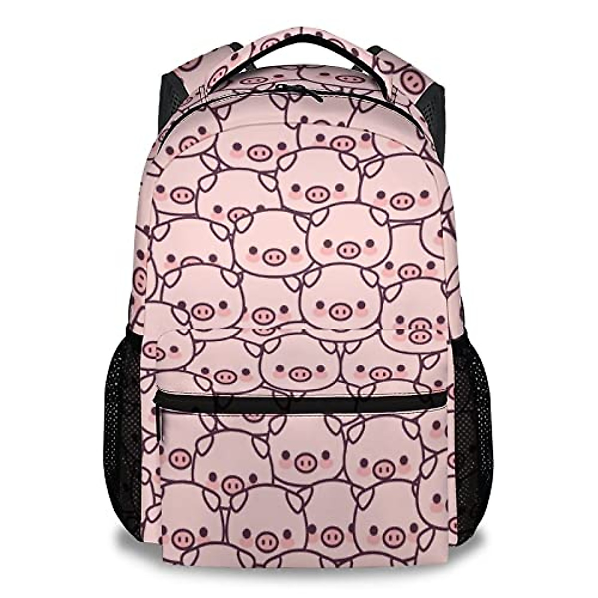 AIOMXZZ Pig Backpack Gifts, 16 Inch Cute Pig Bookbag Durable, Lightweight, Large Capacity, Funny Animal Backpack for School