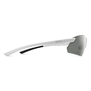 SMITH Parallel Max 2 Sport & Performance Sunglasses - Matte White | Polarized Platinum Mirror