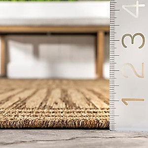 nuLOOM Lynne Abstract Maze Indoor/Outdoor Area Rug, 8' x 10', Beige