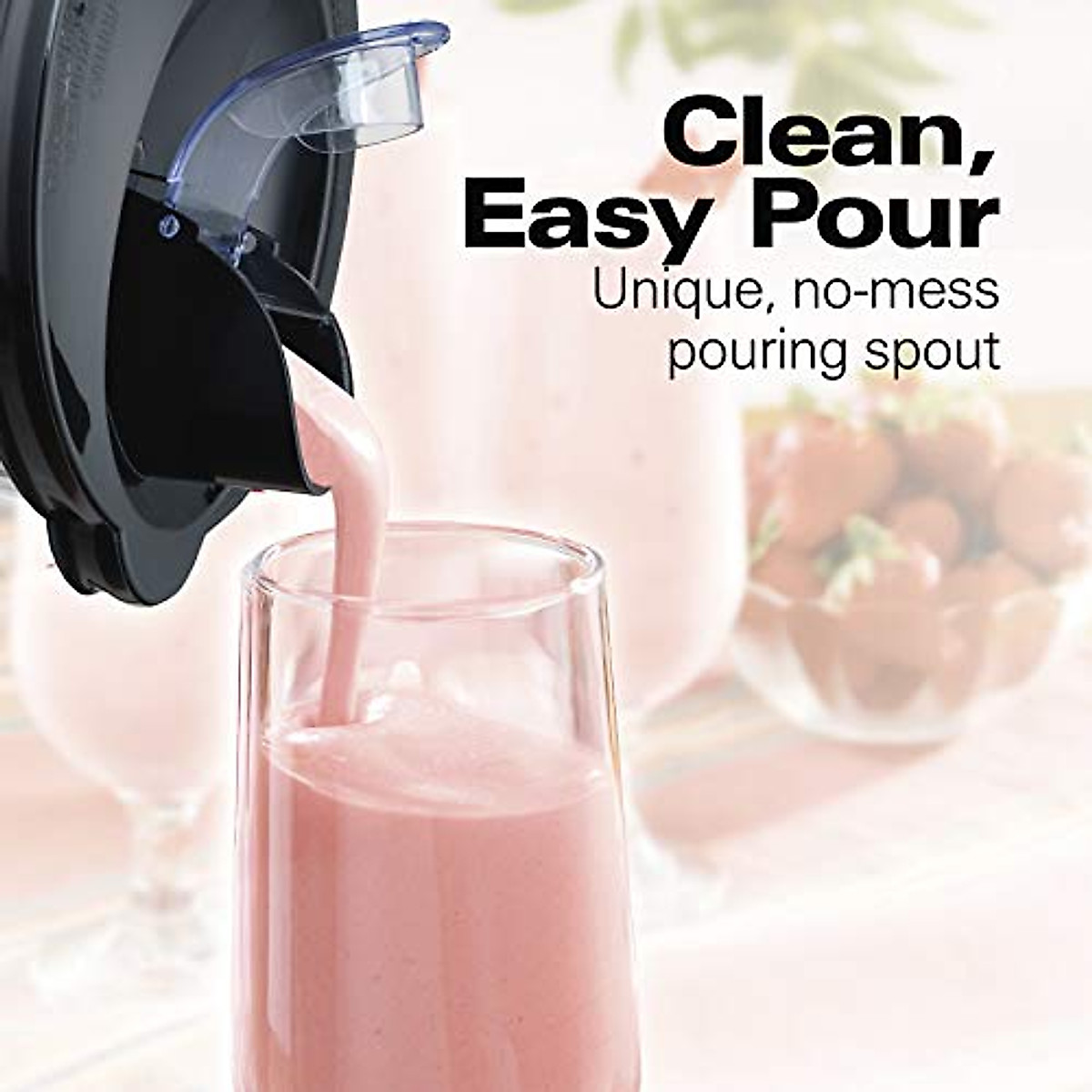 Hamilton Beach Blender and Food Processor Combo, Portable Blend-In Travel Cup, Shakes and Smoothies, 40oz Jar & 3-Cup Vegetable Chopper, Grey & Black (58163)