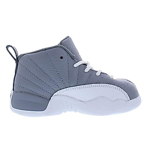 Jordan Baby Boy's 12 Retro (Infant/Toddler) Stealth/White/Cool Grey 5 Toddler M