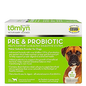 Tomlyn Pre & Probiotic Powder for Dogs, 30ct