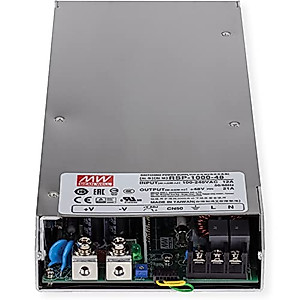 TRENDnet 1000W, 48V DC, 21A AC to DC Industrial Power Supply with PFC Function, TI-RSP100048, Compatible with 4U 19” Rackmount TI-R4U (Sold Separately), Built in DC Fans, UL 508 Approved