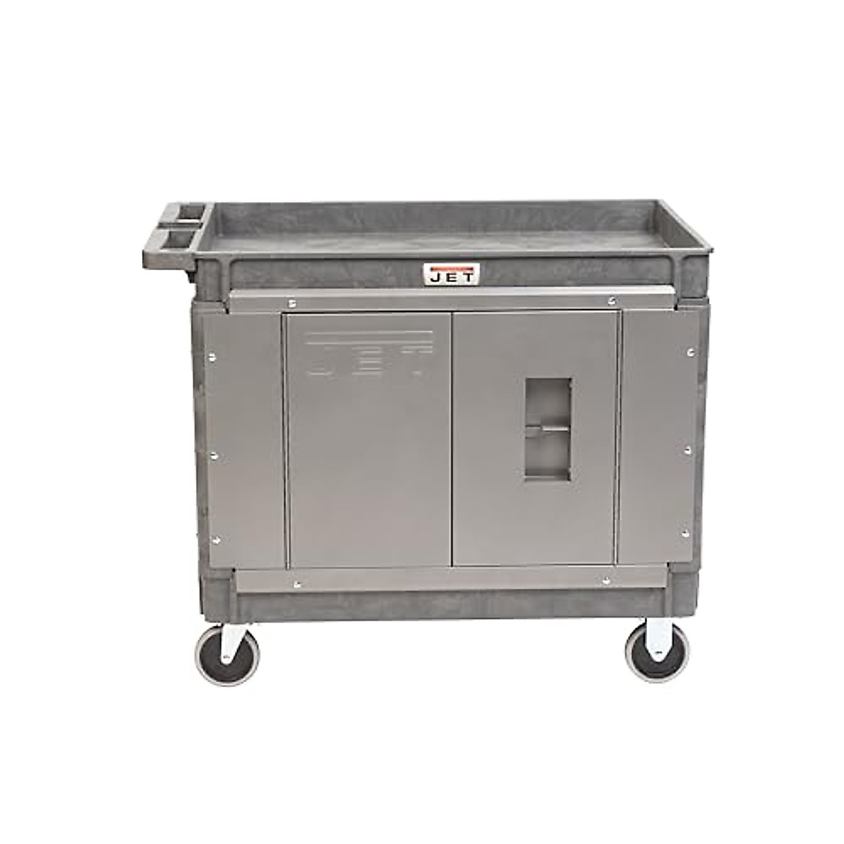 JET PUC-4126 Resin Utility Cart with JT1-126 LOAD-N-LOCK Security System