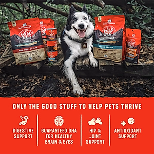 Stella & Chewy's Wild Red Dry Dog Food Raw Coated High Protein Wholesome Grains Ocean Recipe, 21 lb. Bag