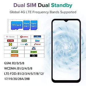 Ulefone Note 14 Unlocked Android Phones - 6.52-inch HD+ Display Android 12 OS 7GB RAM+16GB ROM 4500mAh Battery 8MP+5MP Camera 3-Card Slot T-Mobile Unlocked Smartphone (Purple)