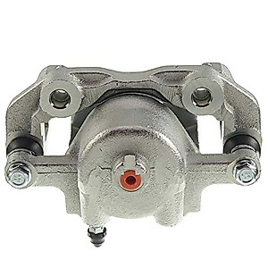 A-Premium Disc Brake Caliper Assembly with Bracket Compatible with Select Nissan Models - 720 Pickup 1983-1986, D21 Pickup 1986-1994, Multi 1986-1988, Pickup 1986-2004 - Rear Driver and Passenger