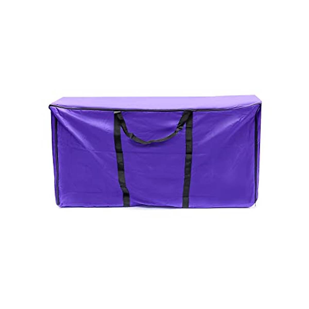 QWORK Hay Bale Storage Bag, 420D Horse and Livestock Hay Bale Bag, Large Tote Waterproof Collapsible Bag Hay Bale Tote Bag with Zipper